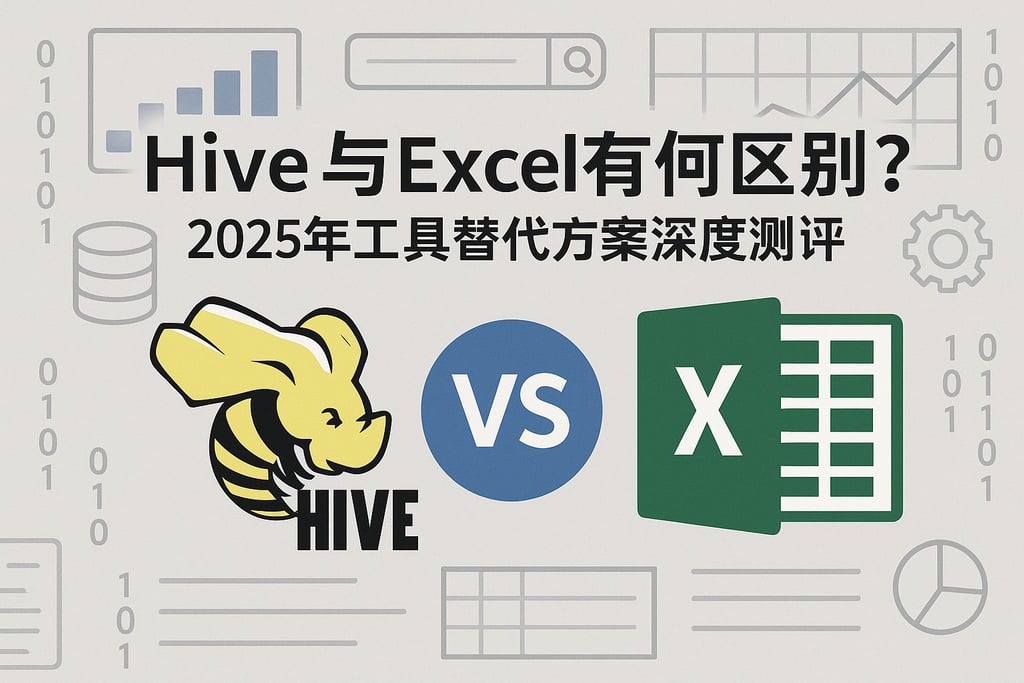 Hive与Excel有何区别？2025年工具替代方案深度测评-帆软企业数字化知识百科
