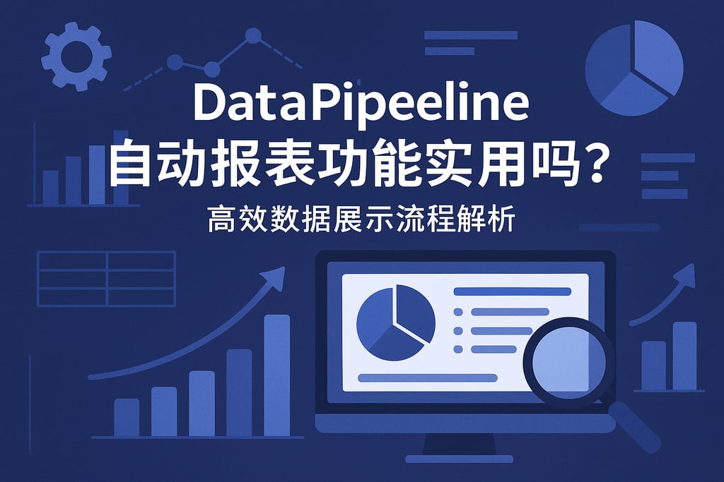 DataPipeline自动报表功能实用吗？高效数据展示流程解析-帆软企业数字化知识百科