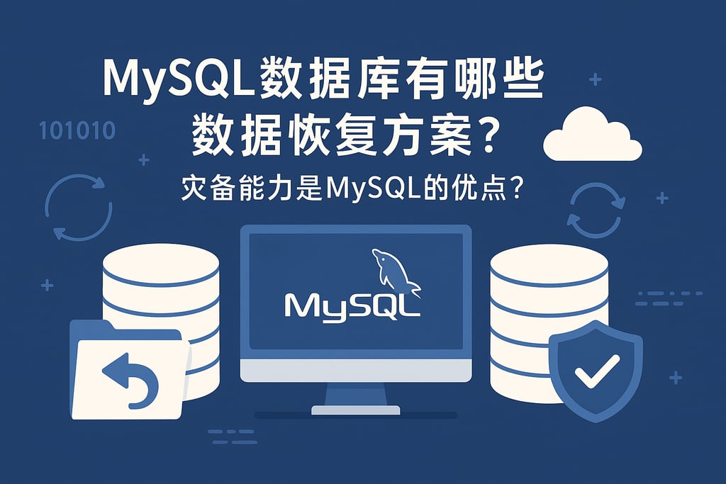mysql数据库有哪些数据恢复方案？灾备能力是mysql的优点？-帆软企业数字化知识百科
