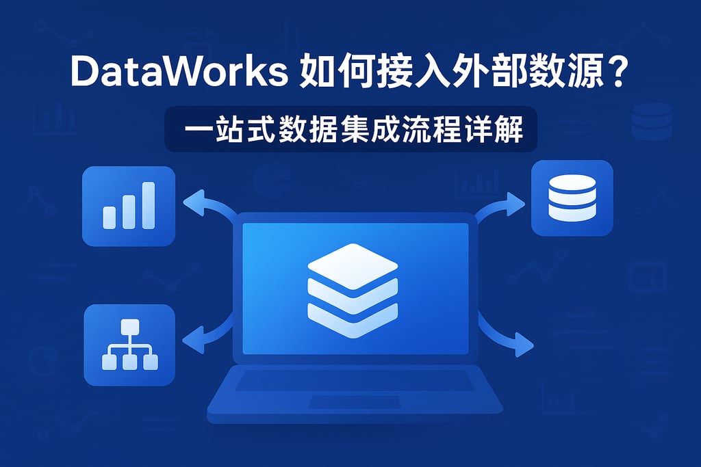 dataworks如何接入外部数据源？一站式数据集成流程详解 | 帆软数字化转型知识库