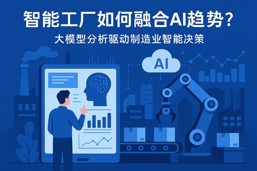 智能工厂如何融合AI趋势？大模型分析驱动制造业智能决策 | 帆软数字化转型知识库