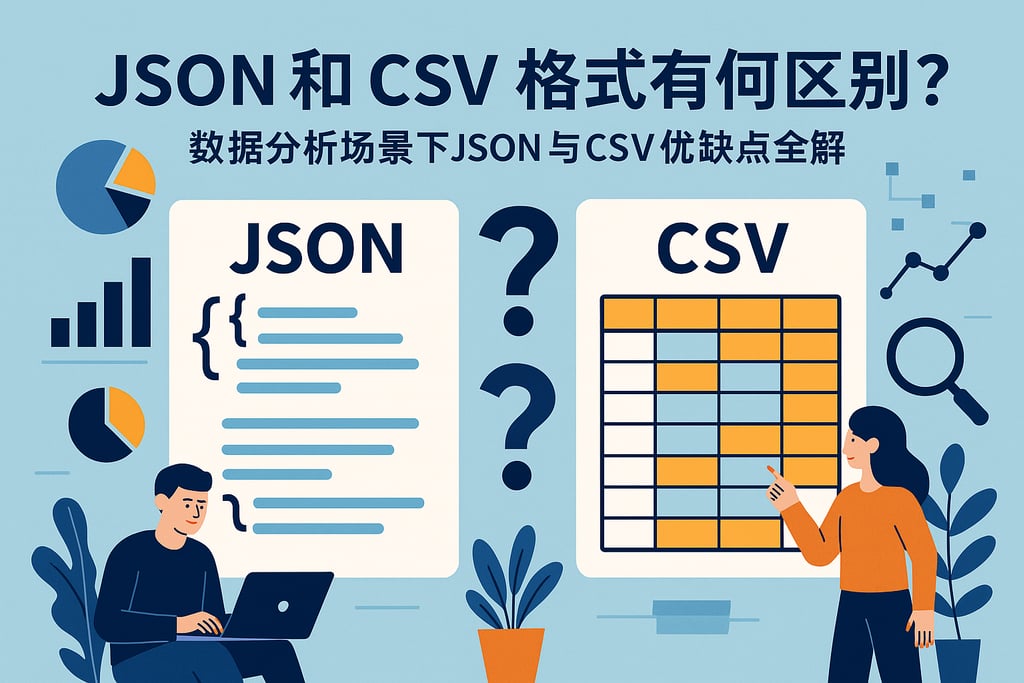 json和csv格式有何区别？数据分析场景下json与csv优缺点全解 - FineDataLink数据集成平台