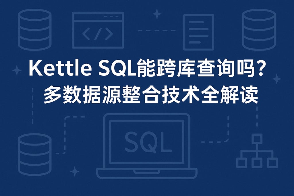 Kettle SQL能跨库查询吗？多数据源整合技术全解读 - FineDataLink数据集成平台