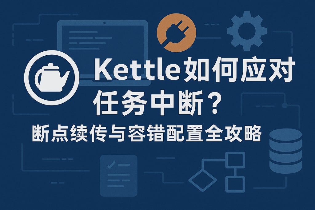 Kettle如何应对任务中断？断点续传与容错配置全攻略 - FineDataLink数据集成平台
