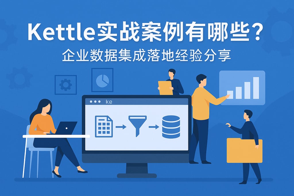 Kettle实战案例有哪些？企业数据集成落地经验分享 - FineDataLink数据集成平台