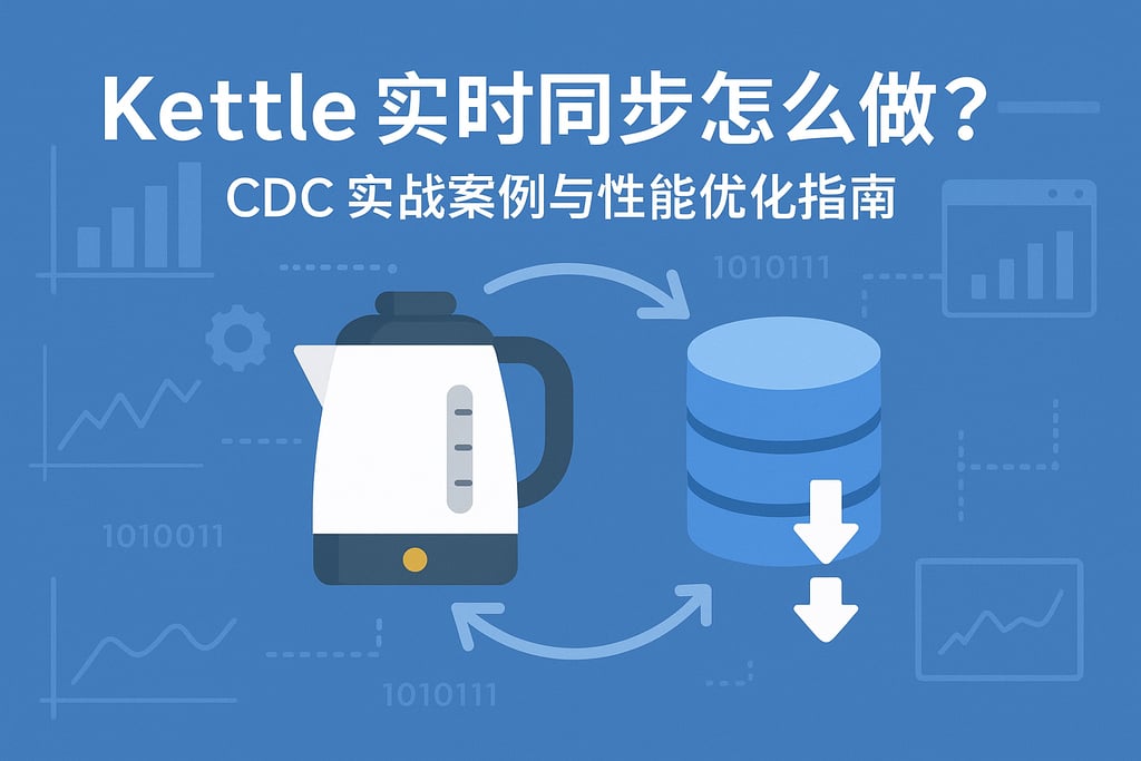 Kettle实时同步怎么做？CDC实战案例与性能优化指南 - FineDataLink数据集成平台