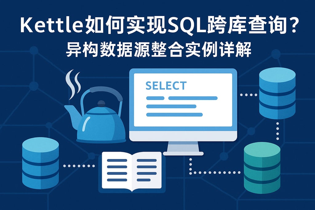 kettle如何实现SQL跨库查询？异构数据源整合实例详解 - FineDataLink数据集成平台