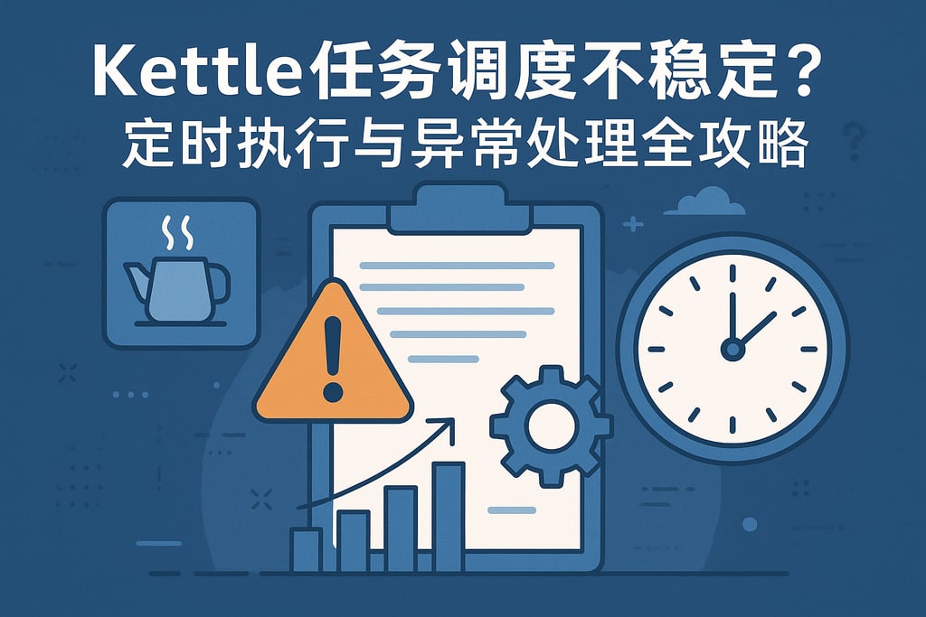 Kettle任务调度不稳定？定时执行与异常处理全攻略 - FineDataLink数据集成平台