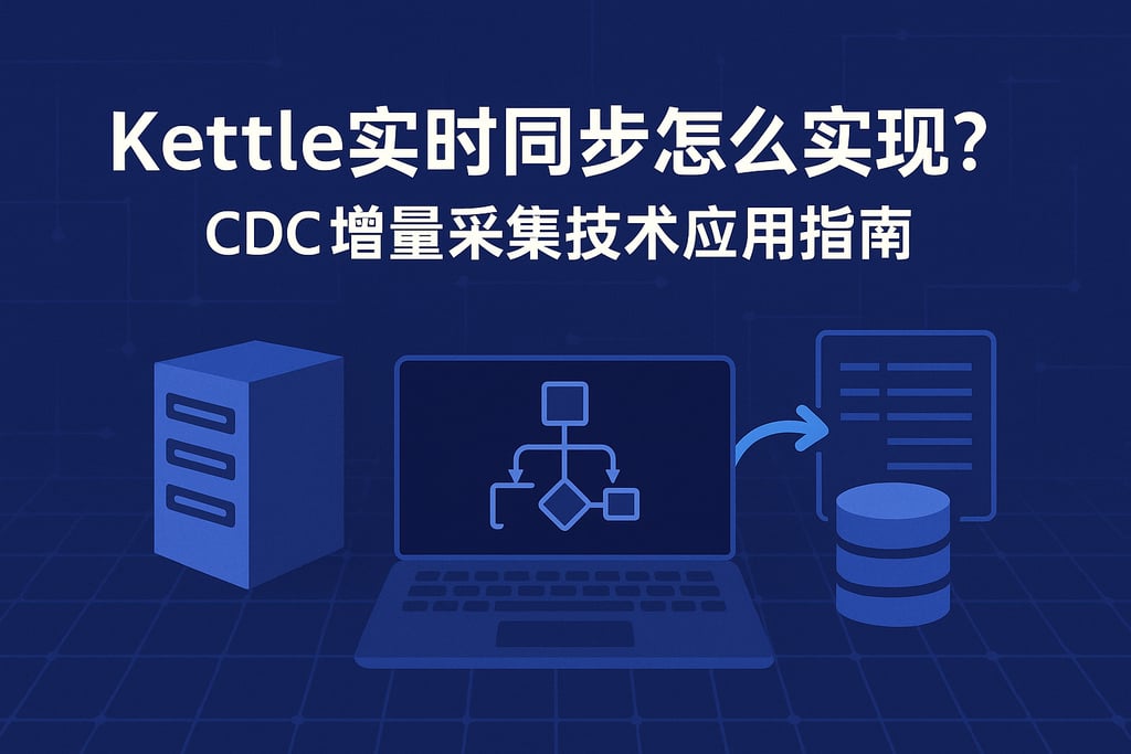 Kettle实时同步怎么实现？CDC增量采集技术应用指南 - FineDataLink数据集成平台