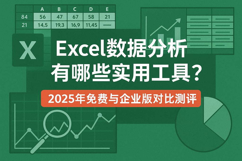 Excel数据分析有哪些实用工具？2025年免费与企业版对比测评 - FineBI数据分析知识库