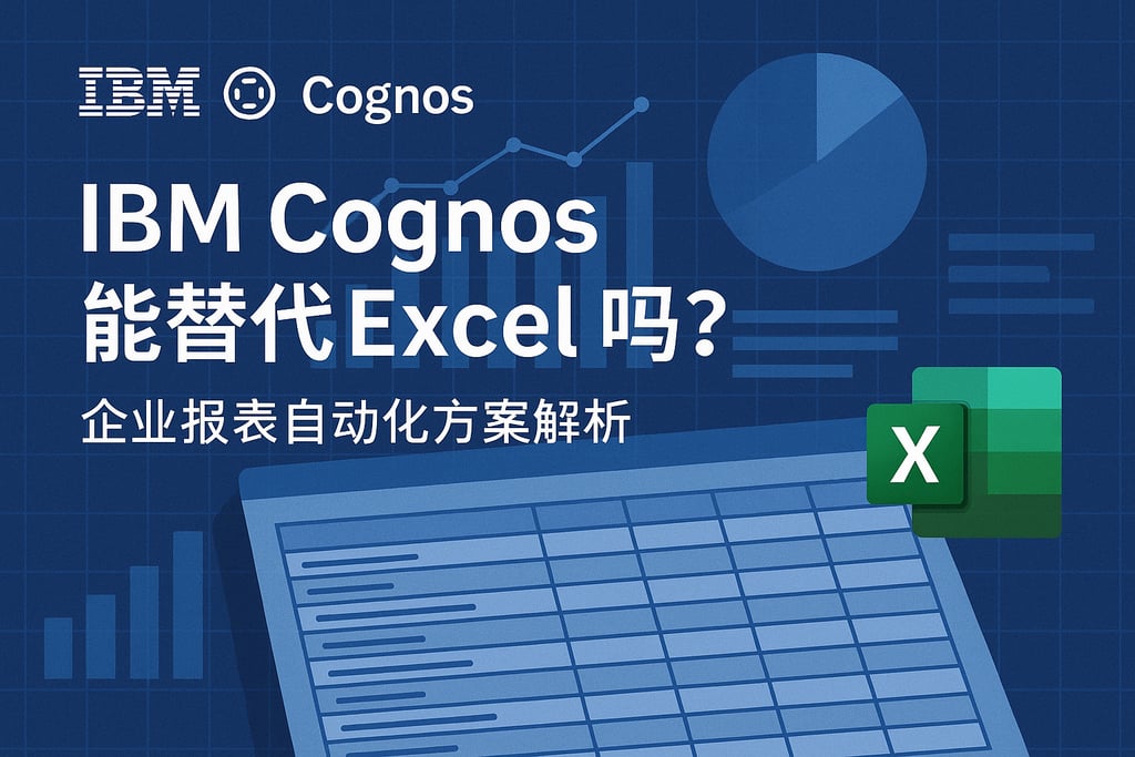 IBM Cognos能替代Excel吗？企业报表自动化方案解析 - FineBI数据分析知识库