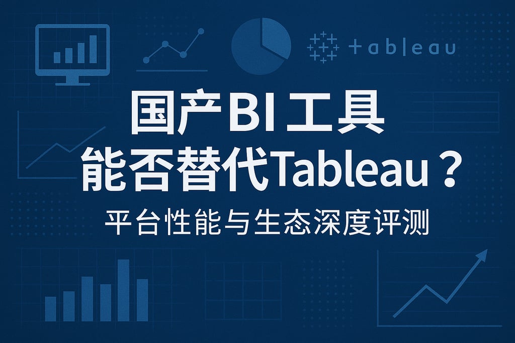 国产BI工具能否替代Tableau？平台性能与生态深度评测 - FineBI数据分析知识库