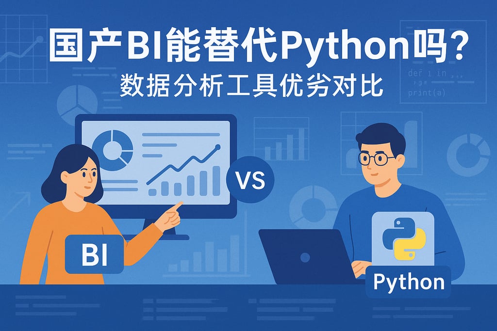 国产BI能替代Python吗？数据分析工具优劣对比 - FineBI数据分析知识库