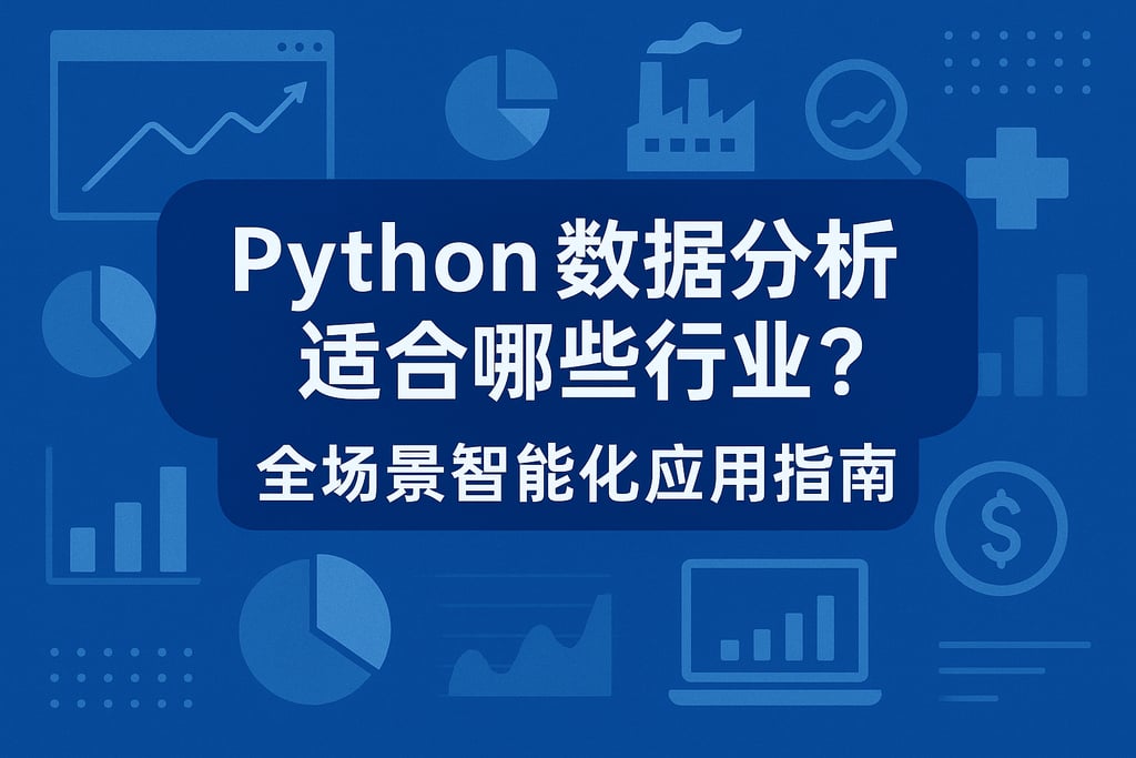 Python数据分析适合哪些行业？全场景智能化应用指南 - FineBI数据分析知识库