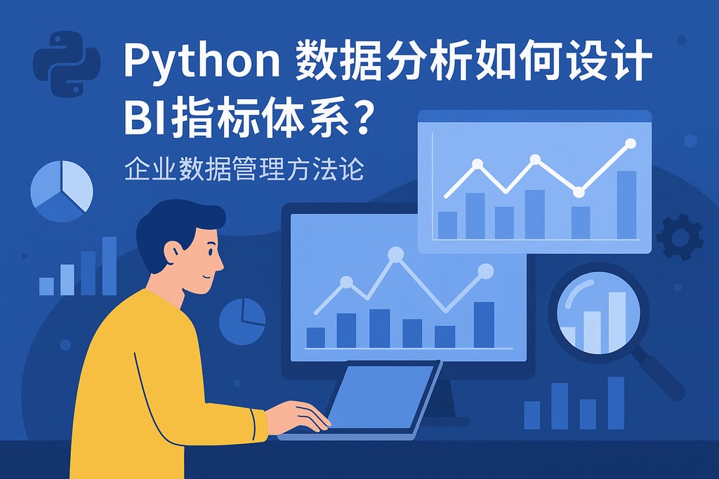 python数据分析如何设计BI指标体系？企业数据管理方法论 - FineBI数据分析知识库