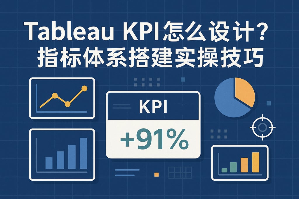 Tableau KPI怎么设计？指标体系搭建实操技巧 - FineBI数据分析知识库