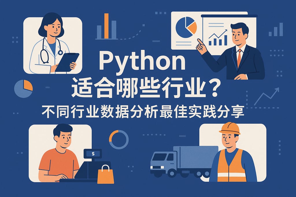 Python适合哪些行业？不同行业数据分析最佳实践分享 - FineBI数据分析知识库