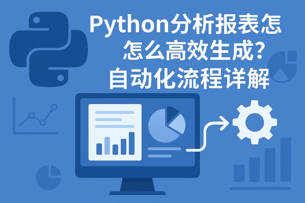 Python分析报表怎么高效生成？自动化流程详解 - FineBI数据分析知识库