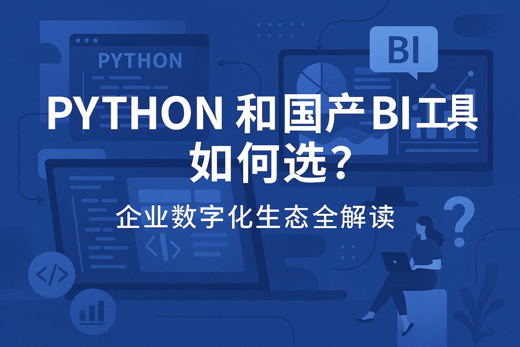 Python和国产BI工具如何选？企业数字化生态全解读 - FineBI数据分析知识库