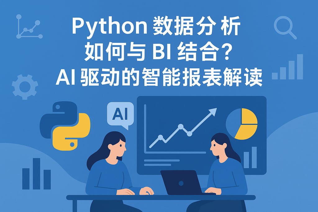 Python数据分析如何与BI结合？AI驱动的智能报表解读 - FineBI数据分析知识库