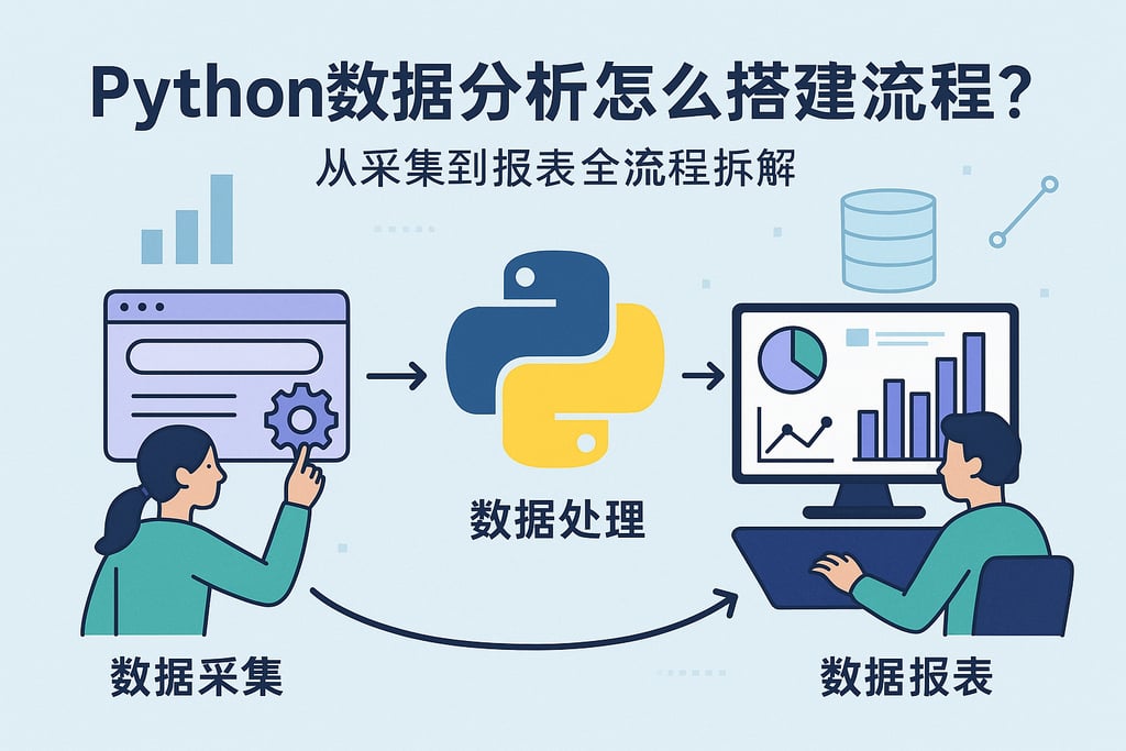 Python数据分析怎么搭建流程？从采集到报表全流程拆解 - FineBI数据分析知识库