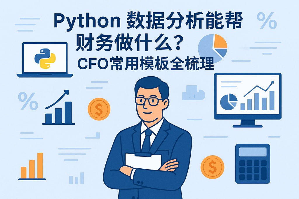 Python数据分析能帮财务做什么？CFO常用模板全梳理 - FineBI数据分析知识库
