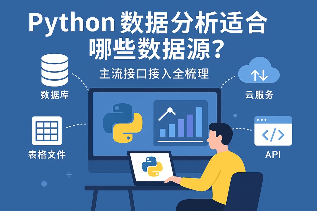 Python数据分析适合哪些数据源？主流接口接入全梳理 - FineBI数据分析知识库