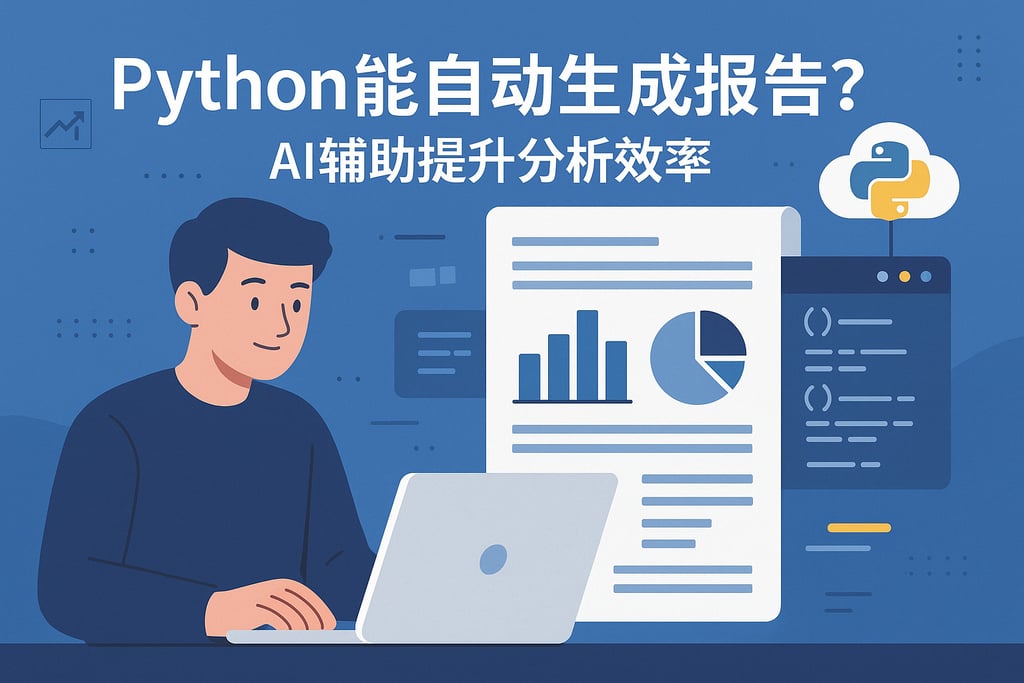 Python能否自动生成报告？AI辅助提升分析效率 - FineBI数据分析知识库