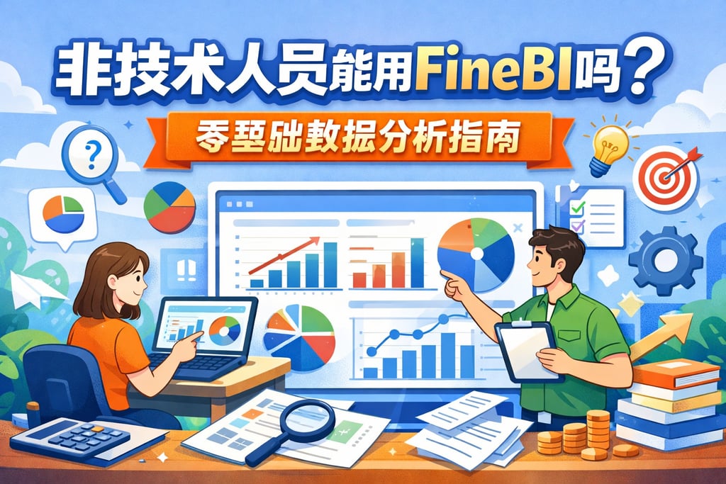 非技术人员能用FineBI吗？零基础数据分析指南 - FineBI数据分析知识库