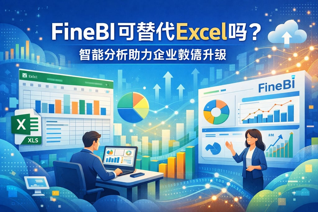 FineBI可替代Excel吗？智能分析助力企业数据升级 - FineBI数据分析知识库