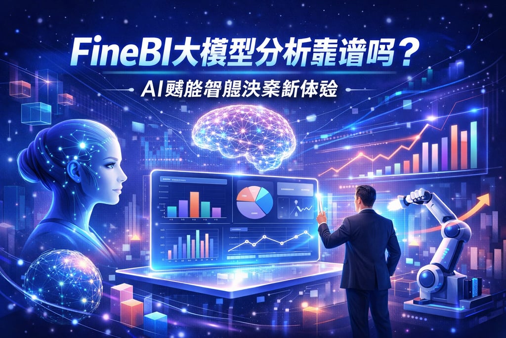 FineBI大模型分析靠谱吗？AI赋能智能决策新体验 - FineBI数据分析知识库