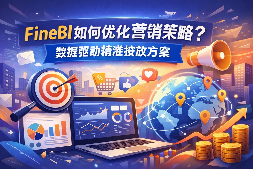 FineBI如何优化营销策略？数据驱动精准投放方案 - FineBI数据分析知识库