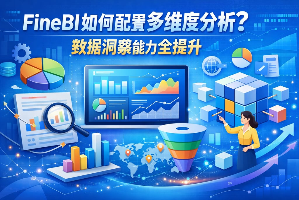 FineBI如何配置多维度分析？数据洞察能力全提升 - FineBI数据分析知识库