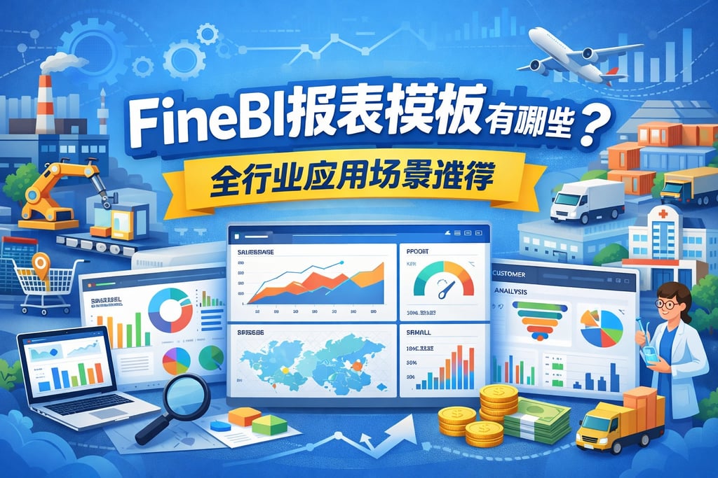 FineBI报表模板有哪些？全行业应用场景推荐 - FineBI数据分析知识库