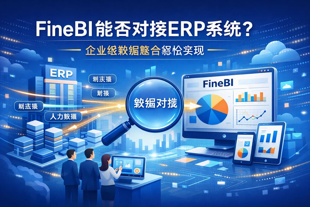 FineBI能否对接ERP系统？企业级数据整合轻松实现 - FineBI数据分析知识库