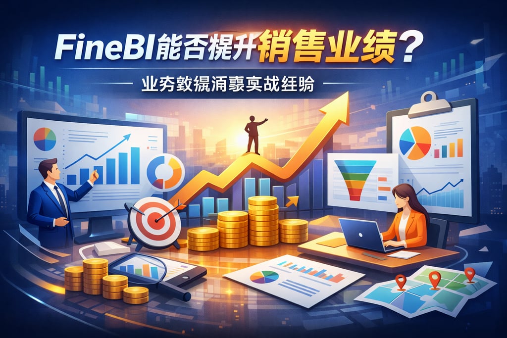 FineBI能否提升销售业绩？业务数据洞察实战经验 - FineBI数据分析知识库