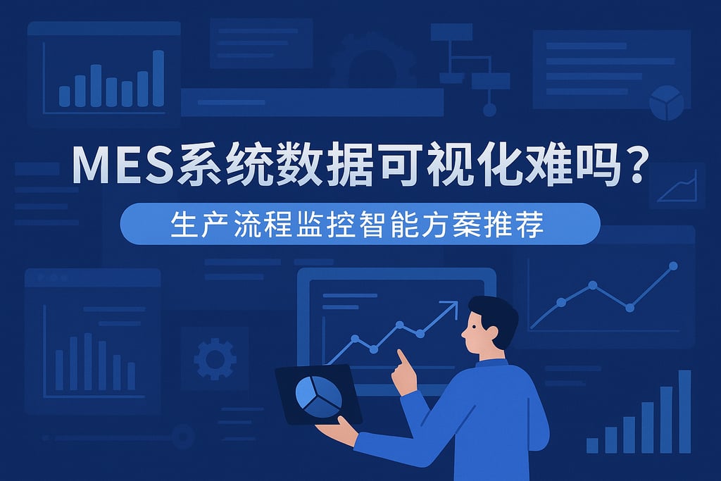 MES系统数据可视化难吗？生产流程监控智能方案推荐 - FineReport报表知识库