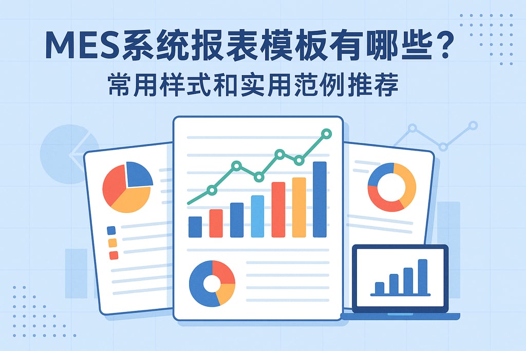 MES系统报表模板有哪些？常用样式和实用范例推荐 - FineReport报表知识库