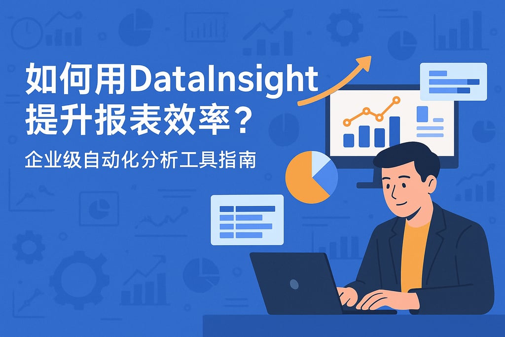 如何用datainsight提升报表效率？企业级自动化分析工具指南 - FineReport报表知识库