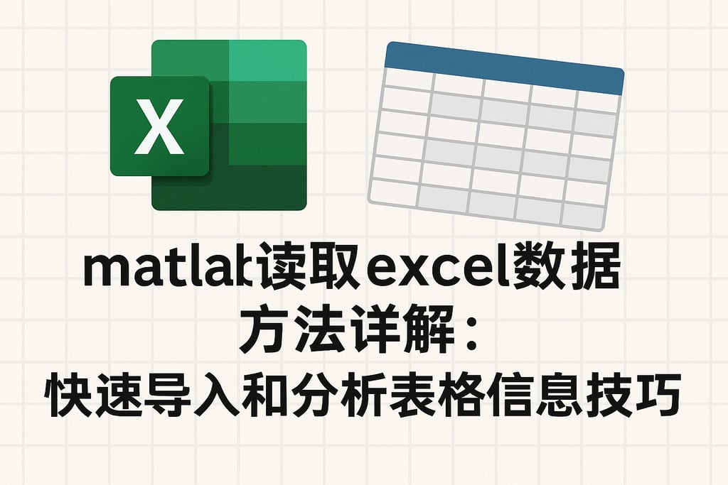 matlab读取excel数据方法详解：快速导入和分析表格信息技巧 | 零代码企业数字化知识站