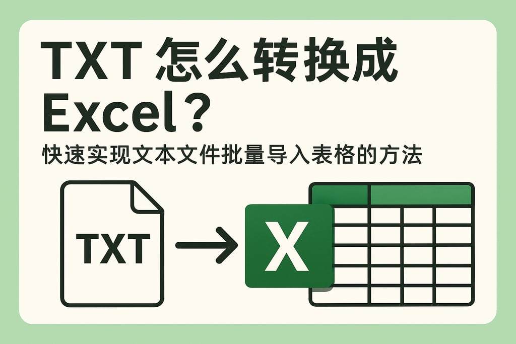 txt怎么转换成excel？快速实现文本文件批量导入表格的方法 | 零代码企业数字化知识站