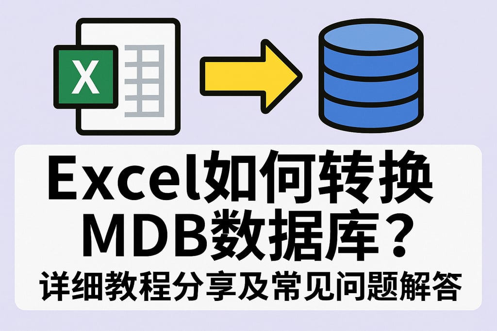 excel如何转换mdb数据库？详细教程分享及常见问题解答 | 零代码企业数字化知识站