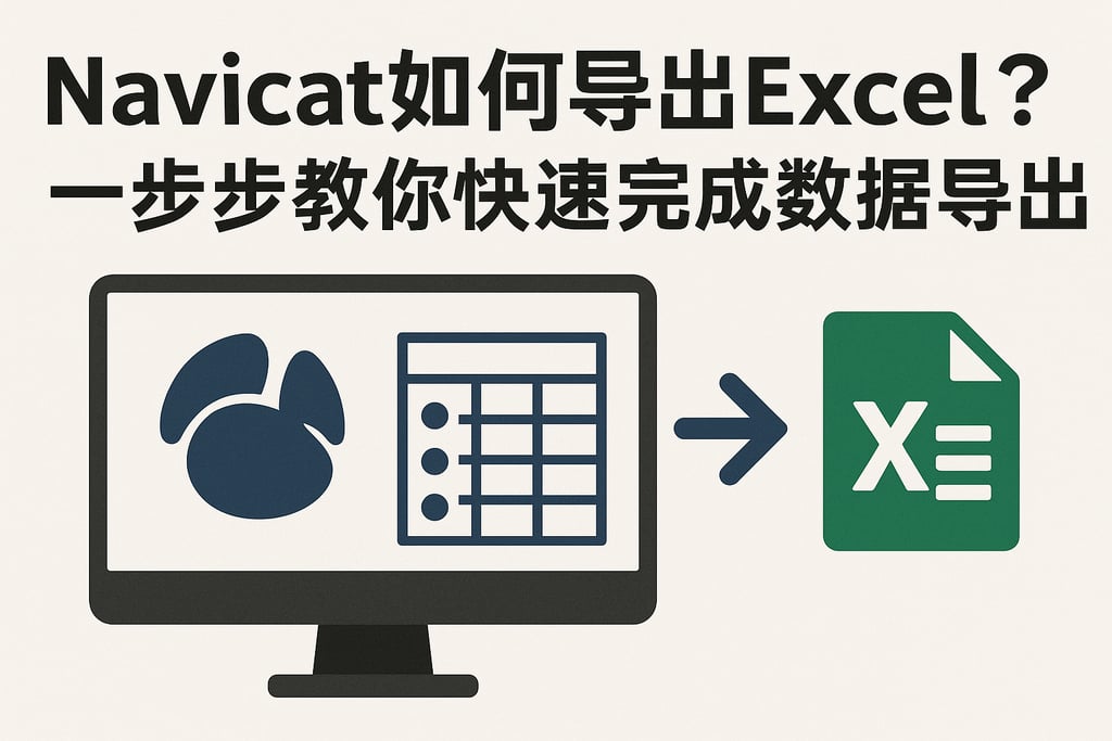 navicat如何导出excel数据库？一步步教你快速完成数据导出 | 零代码企业数字化知识站