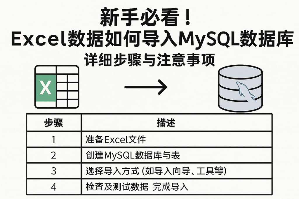 新手必看！excel数据如何导入mysql数据库，详细步骤与注意事项 | 零代码企业数字化知识站